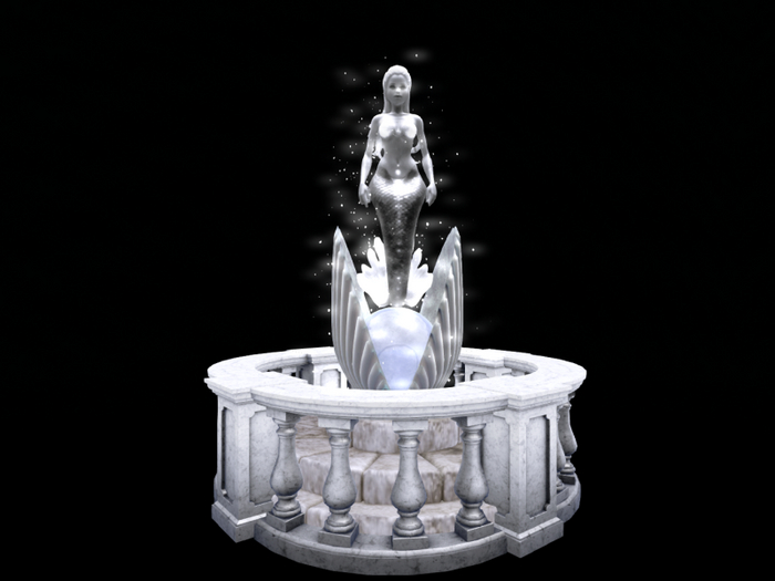 Second Life Marketplace - MC Ocean Deep Mermaid Stone Statue